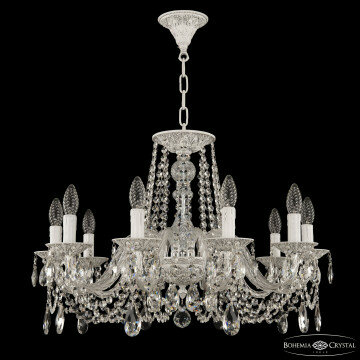 Люстра с хрустальными подвесками AL16302/10/240 WMN Bohemia Ivele Crystal (Богемия Ивеле Кристалл)