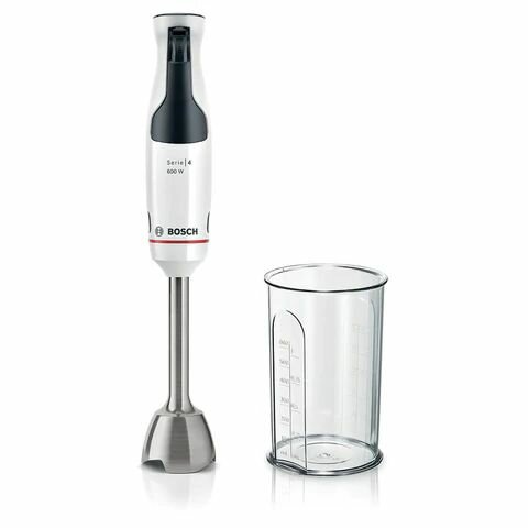 Блендер погружной BOSCH MSM4W210, 600 Вт, 1 скорость, 1 насадка, стакан, MSM4W210-4027/1