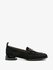 Лоферы LINDA BAUMANN Logo-plaque suede loafers, размер 40, черный