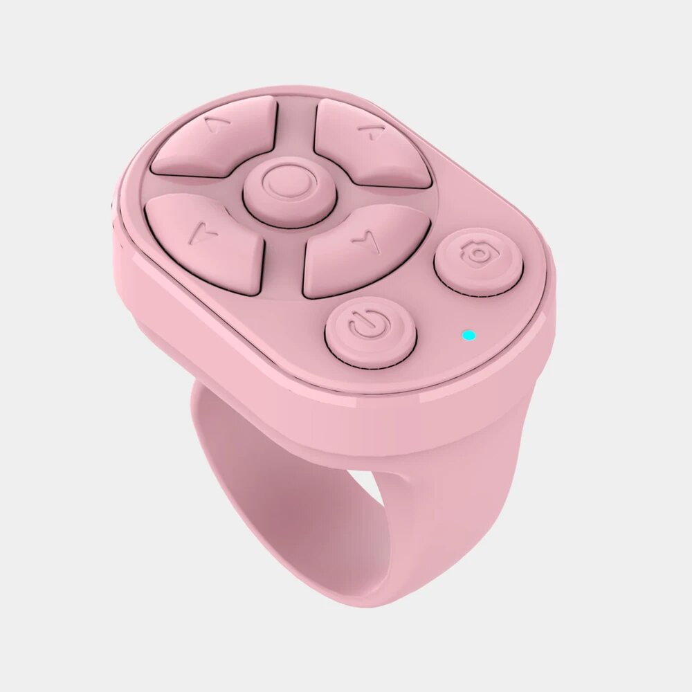EOENKK Bluetooth кольцо-пульт для смартфона Розовый, Pink