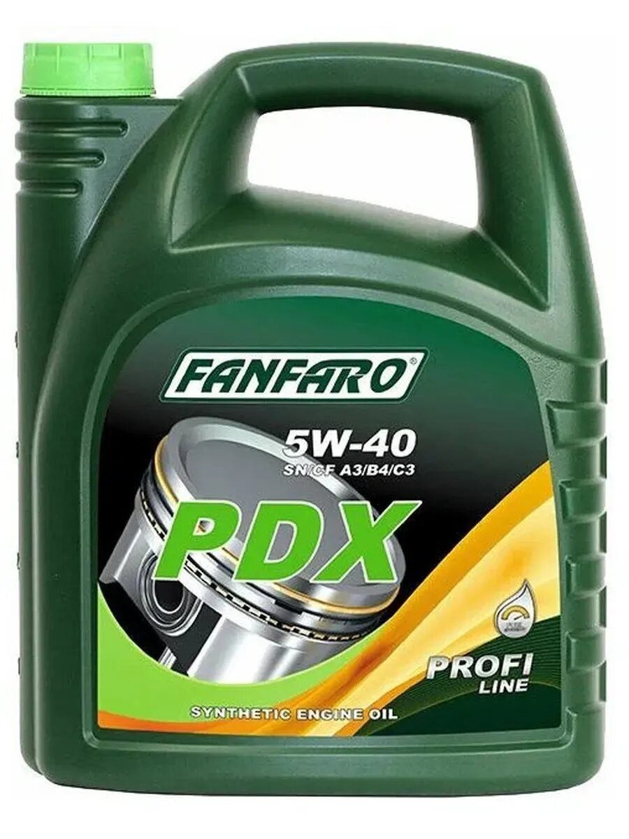 Синтетическое FANFARO PDX 5W-40, 4 л, 1 шт.
