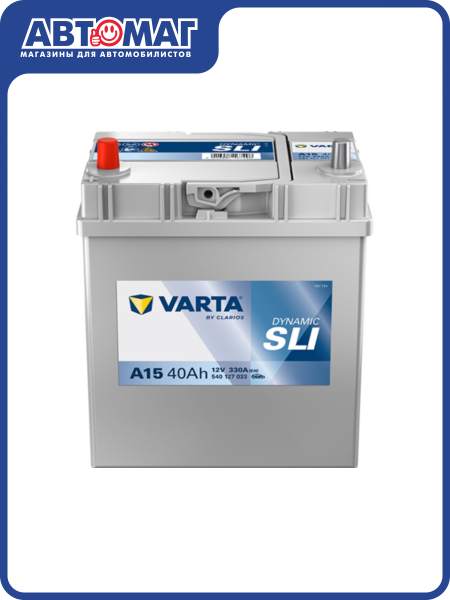 Аккумулятор автомобильный VARTA Dynamic SLI 40 а/ч, (A15) VARTA VAR540127033-SLI