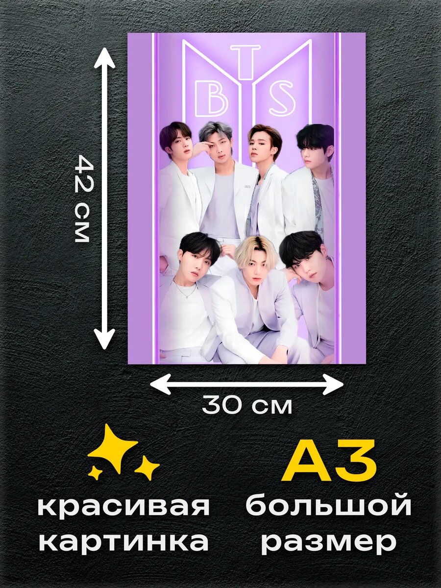 Постеры на стену BTS — фото 1