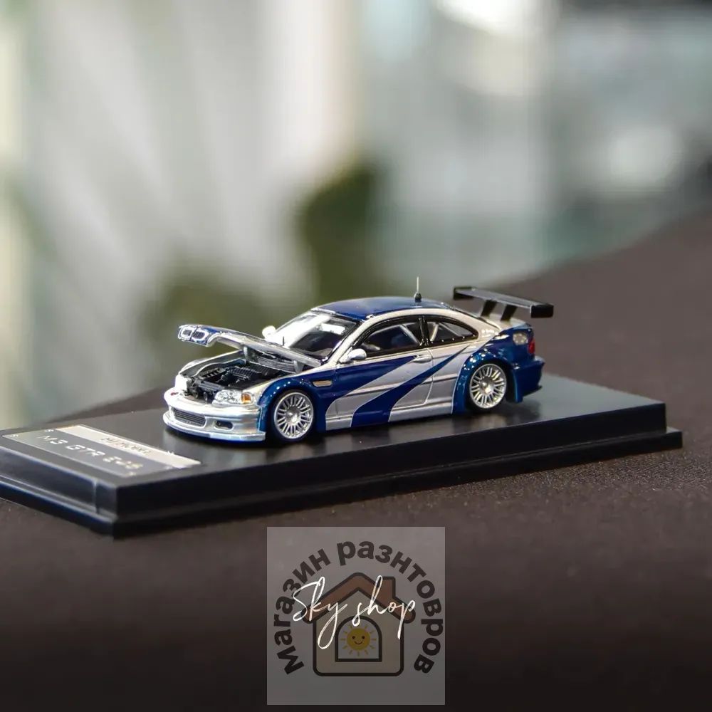 Машинка MJ MODEL 1:64 BMW M3 GTR Need for Speed модельки машин металлические