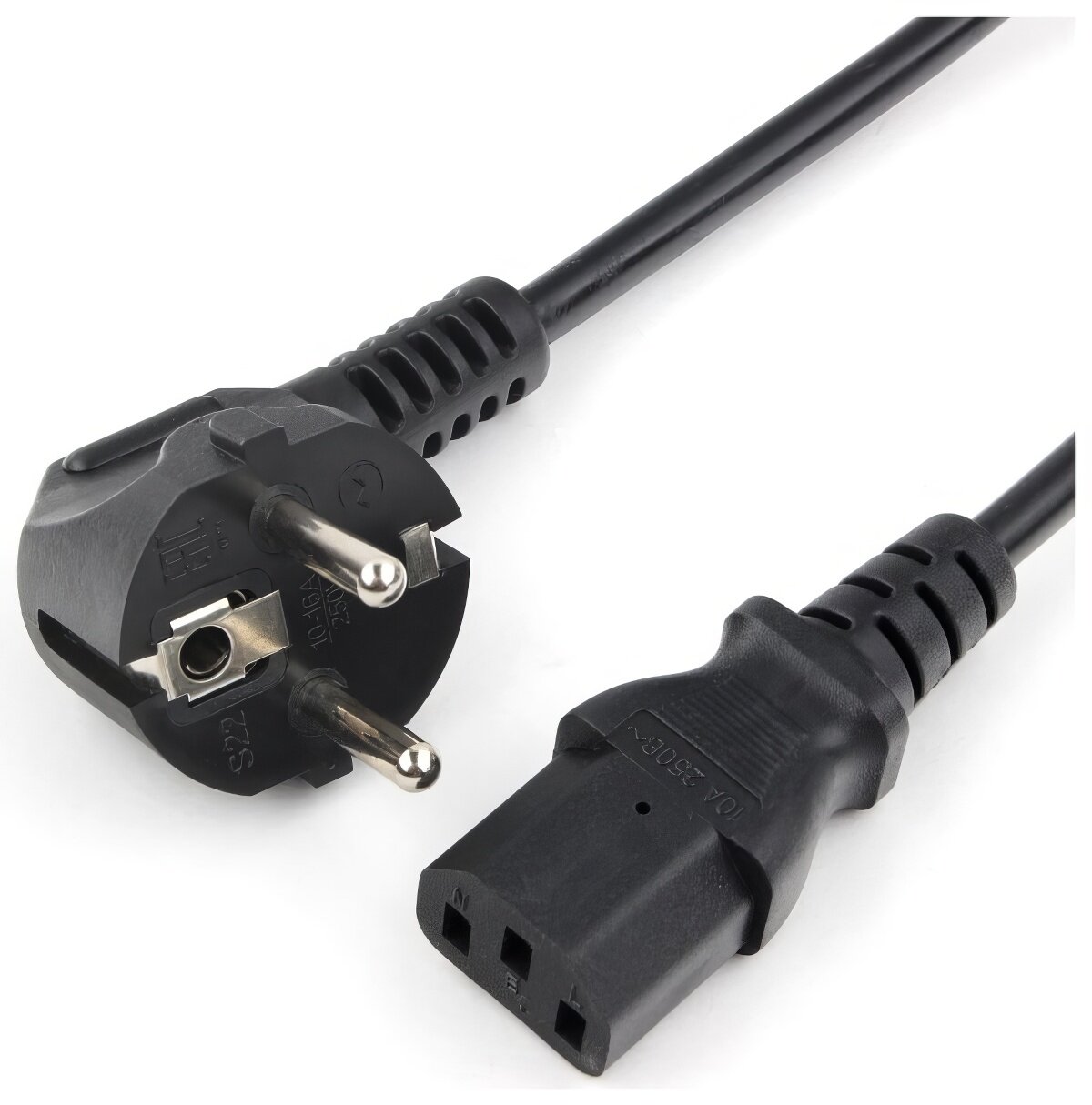 Шнур ПВС-АП Power Cube S22C13-250-10-5 черн 1,8м C13 3x1.00 10А, с заземлением, RPC-186BLXL-PRO1,8