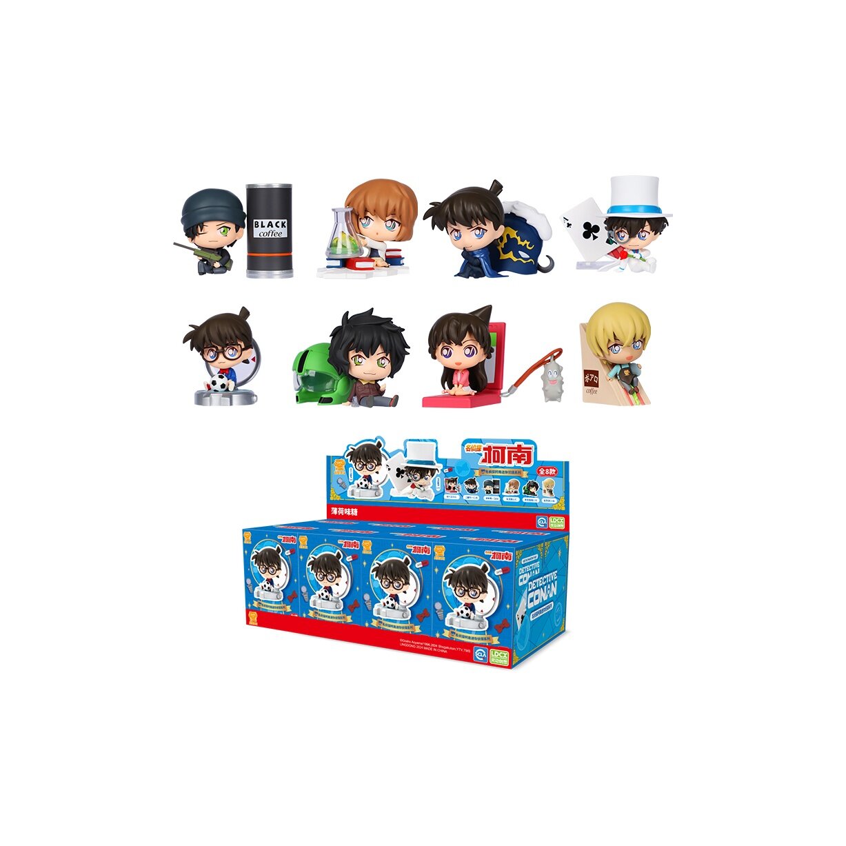 Spiritual Creations Mint Candies Candy Toys Merch Conan, Mini Detective Collection Blind Box