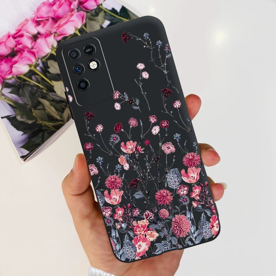 Чехол для Infinix Note 10 чехол X693, милый модный чехол с Черный, 687, Infinix Note 10 Pro