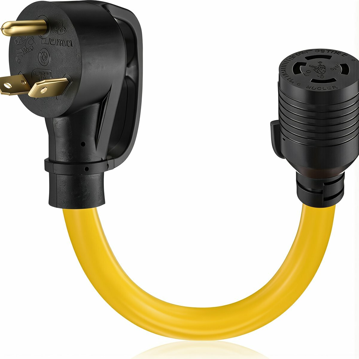 Силовой переходник для подключения генератора NEMA TT-30P на NEMA L14-30R 30А 1.5 фута для кемпинга и дома