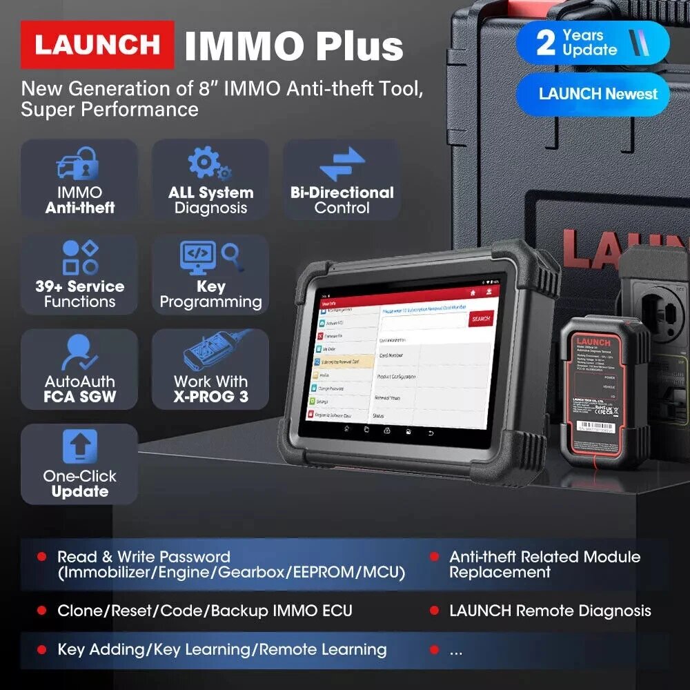 LAUNCH X431 IMMO PLUS 2025 Global Version с X-PROG 3 — фото 1