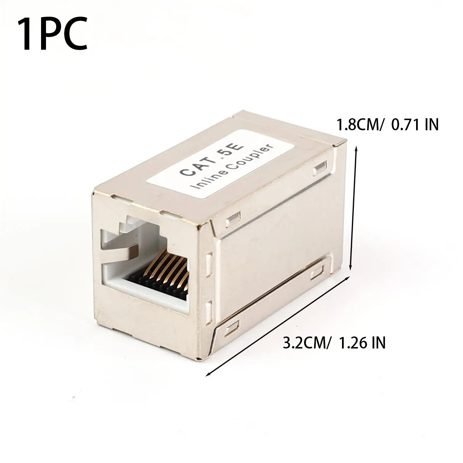 CAT 5E Inline Coupler RJ45, 8Pcs