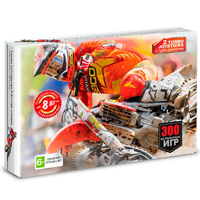 Игровая приставка 8-bit MOTO (300 игр)