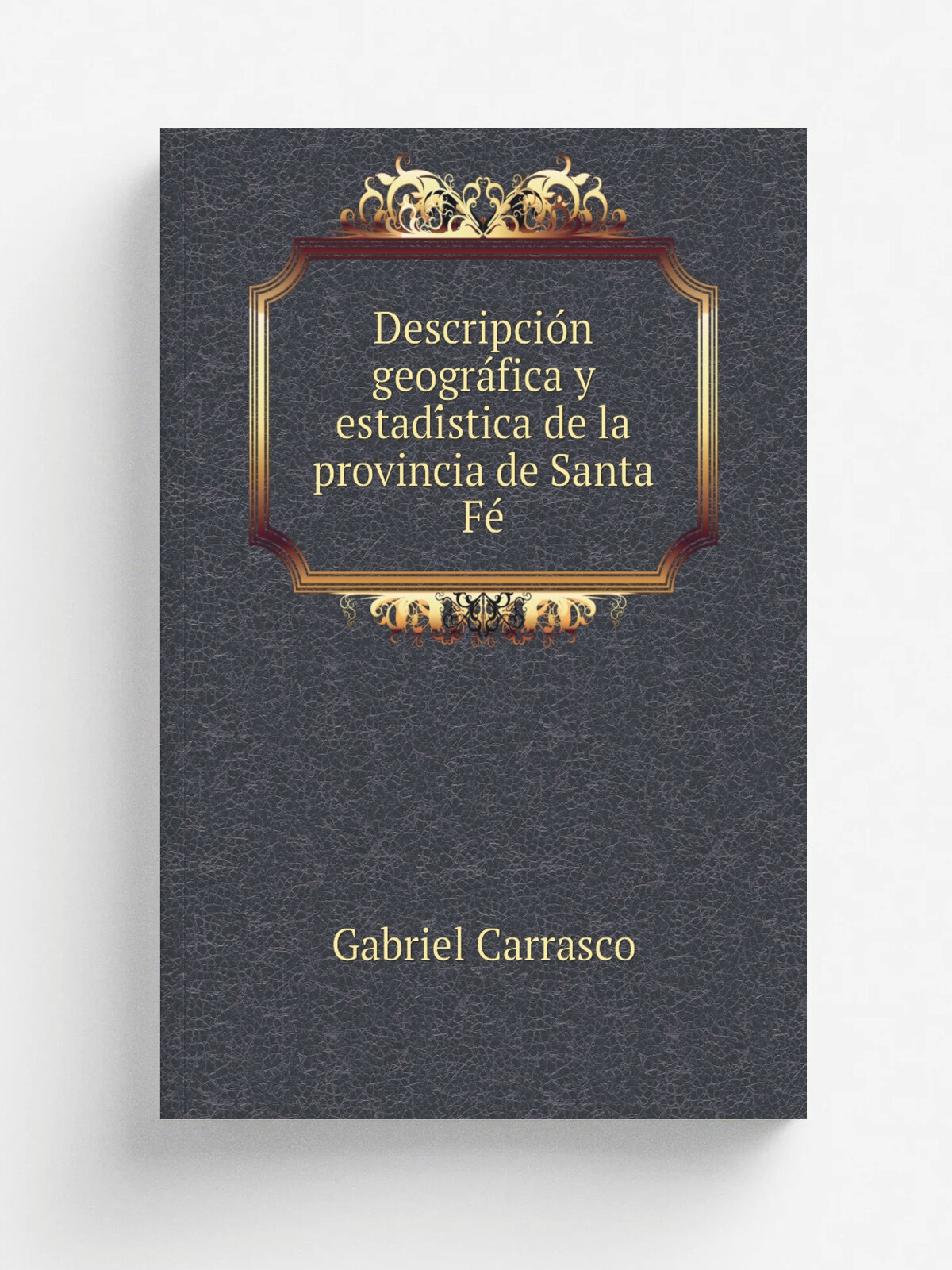 Descripcio.n geogra.fica y estadi.stica de la provincia de Santa Fe. | Gabriel Carrasco | 1886 | Buenos Aires, Stiller & Laass | Репринт