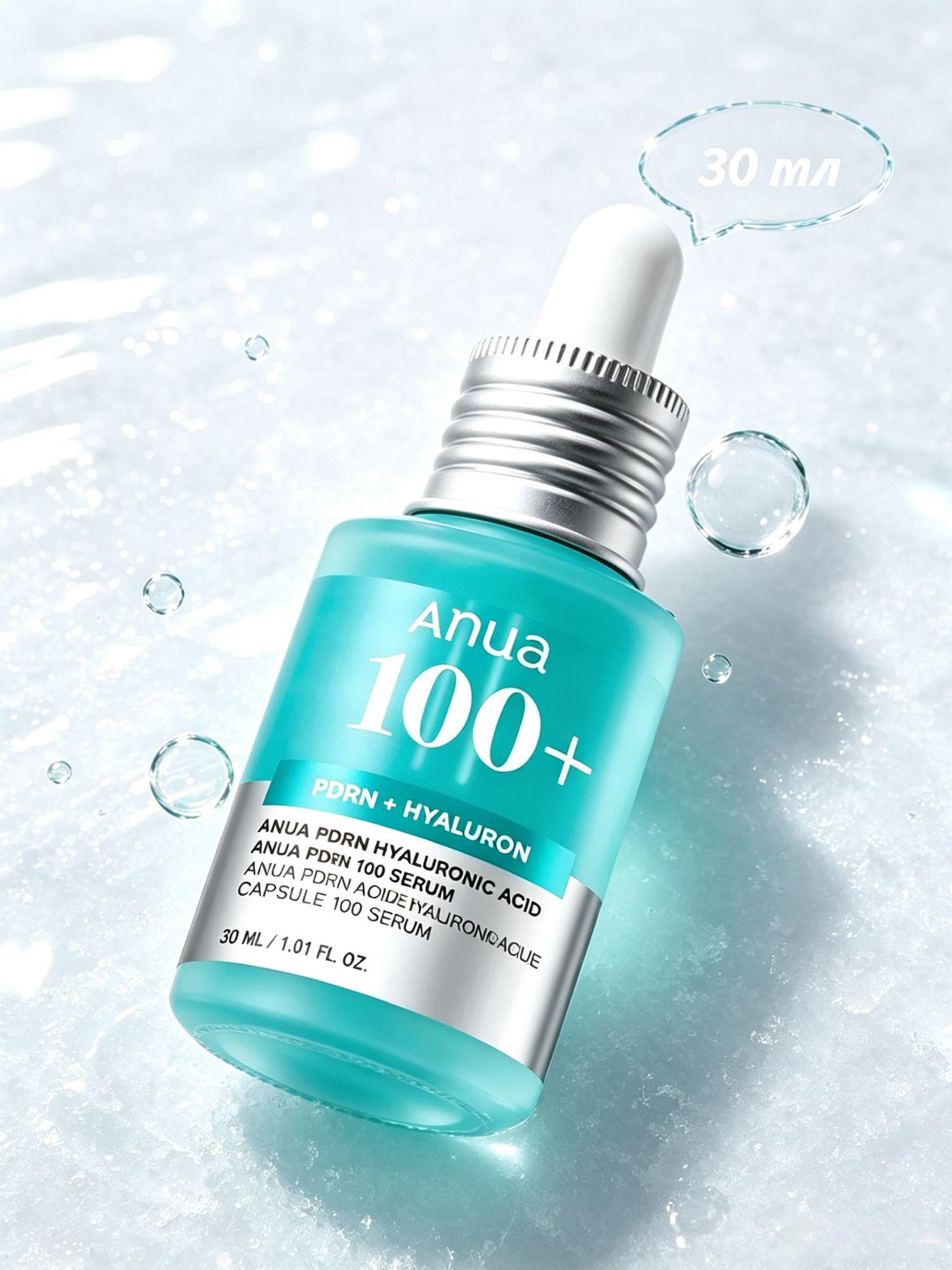 ANUA PDRN Hyaluronic Acid Capsule 100 Serum, сыворотка для сияния кожи лица с PDRN и гиалуроновой кислотой, 30 мл