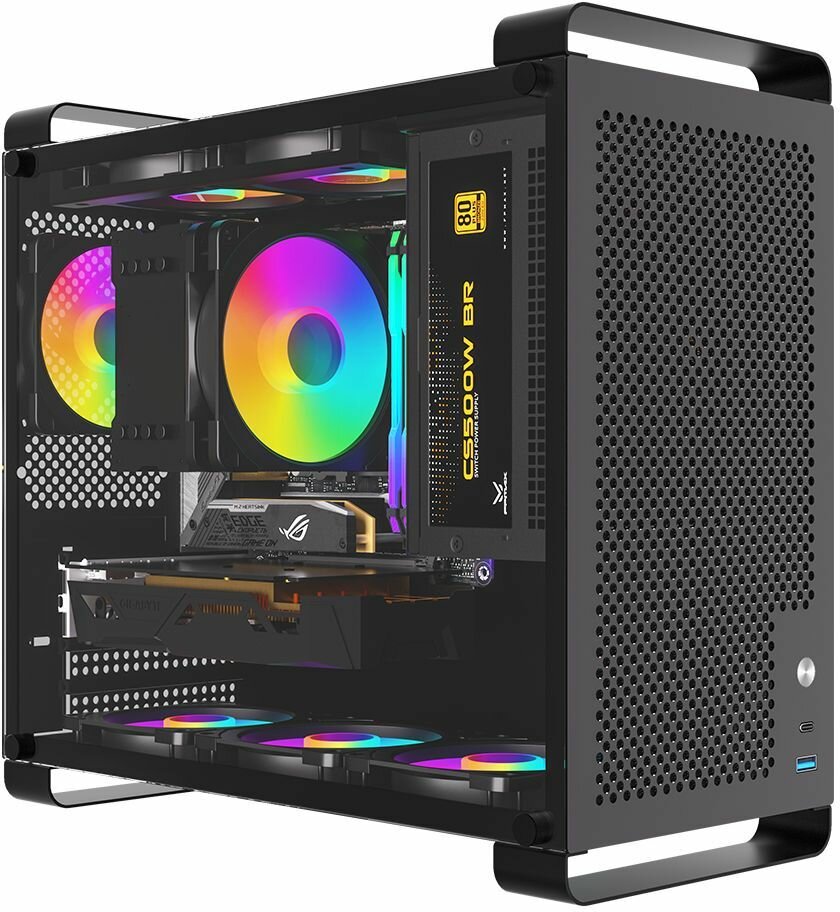Компьютерный корпус mATX Accord ACC-GCUB4 черный