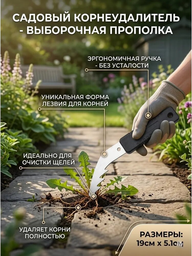 Совок садовый, Нержавеющая сталь, рукоять Сталь, 8.5 см