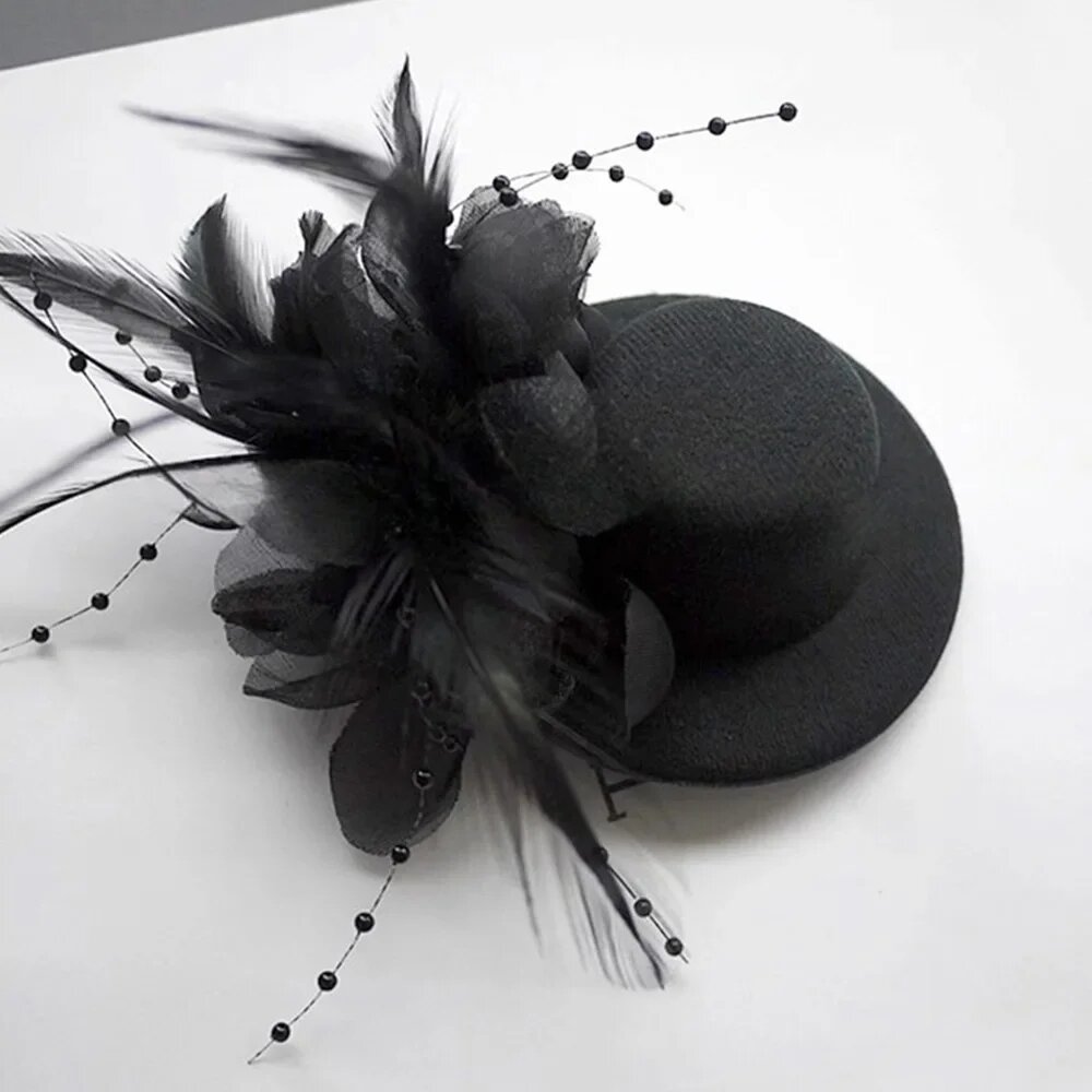 Детские шляпки-фасцинаторы 13 см Черный, Black