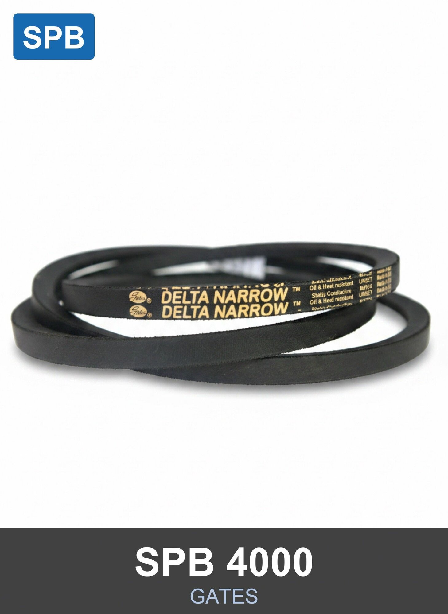 Ремень клиновой GATES SPB4000 DELTA NARROW