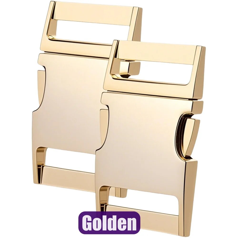 Набор пряжек металлических 10-30 мм 15mm, Golden