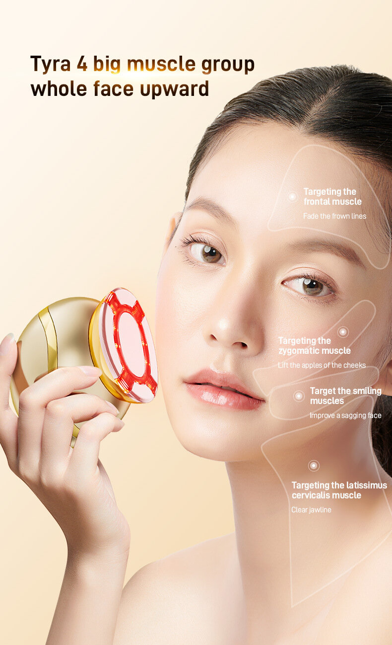 Бытовой инструмент красоты EMS Facial Lifting, для омоложения кожи, укрепляющий
