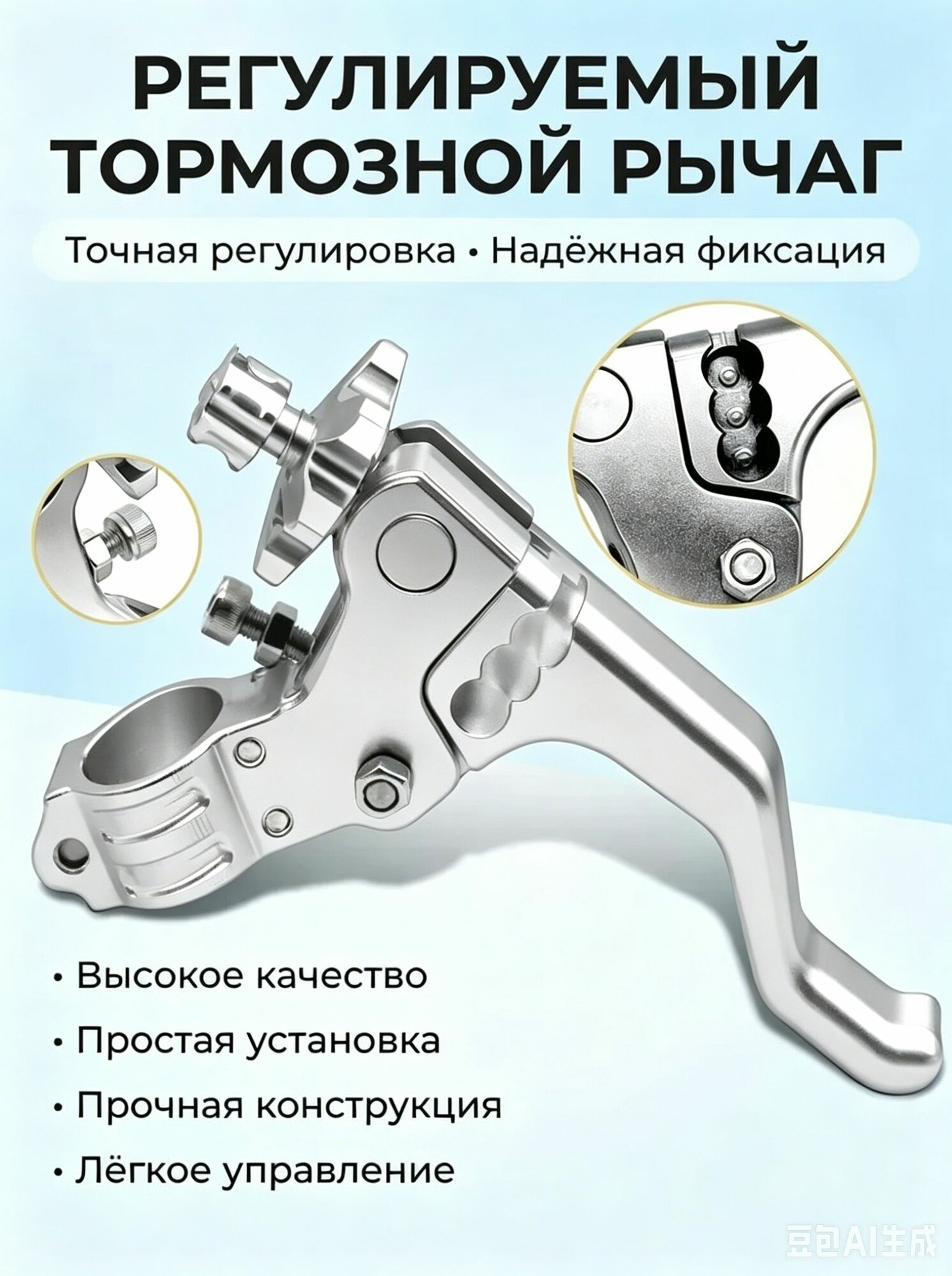 Рычаг лёгкого выжима для сцепления на мотоциклы, питбайки, квадроциклы ATV