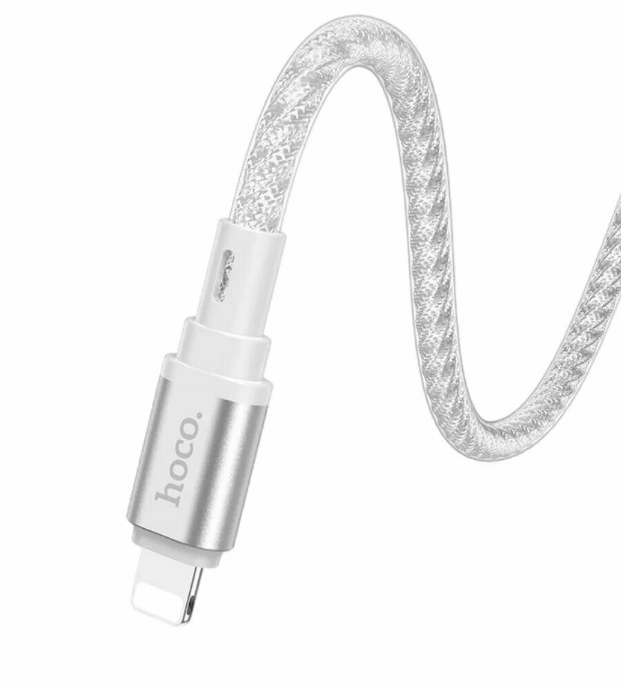 Hoco. X98 CRYSTAL SILICONE LIGHTNING TYPE-С — фото 1