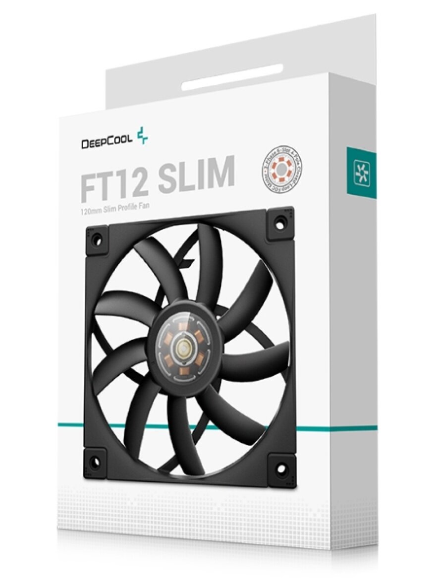 Вентилятор для корпуса Deepcool FT12 SLIM (R-FT12SLIM-BKWPN1-G) — фото 1