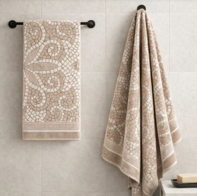 Полотенце CLEANELLY ПЦ-1226-5749 Cofanetto махровое 100*150 ц10000 бежевый