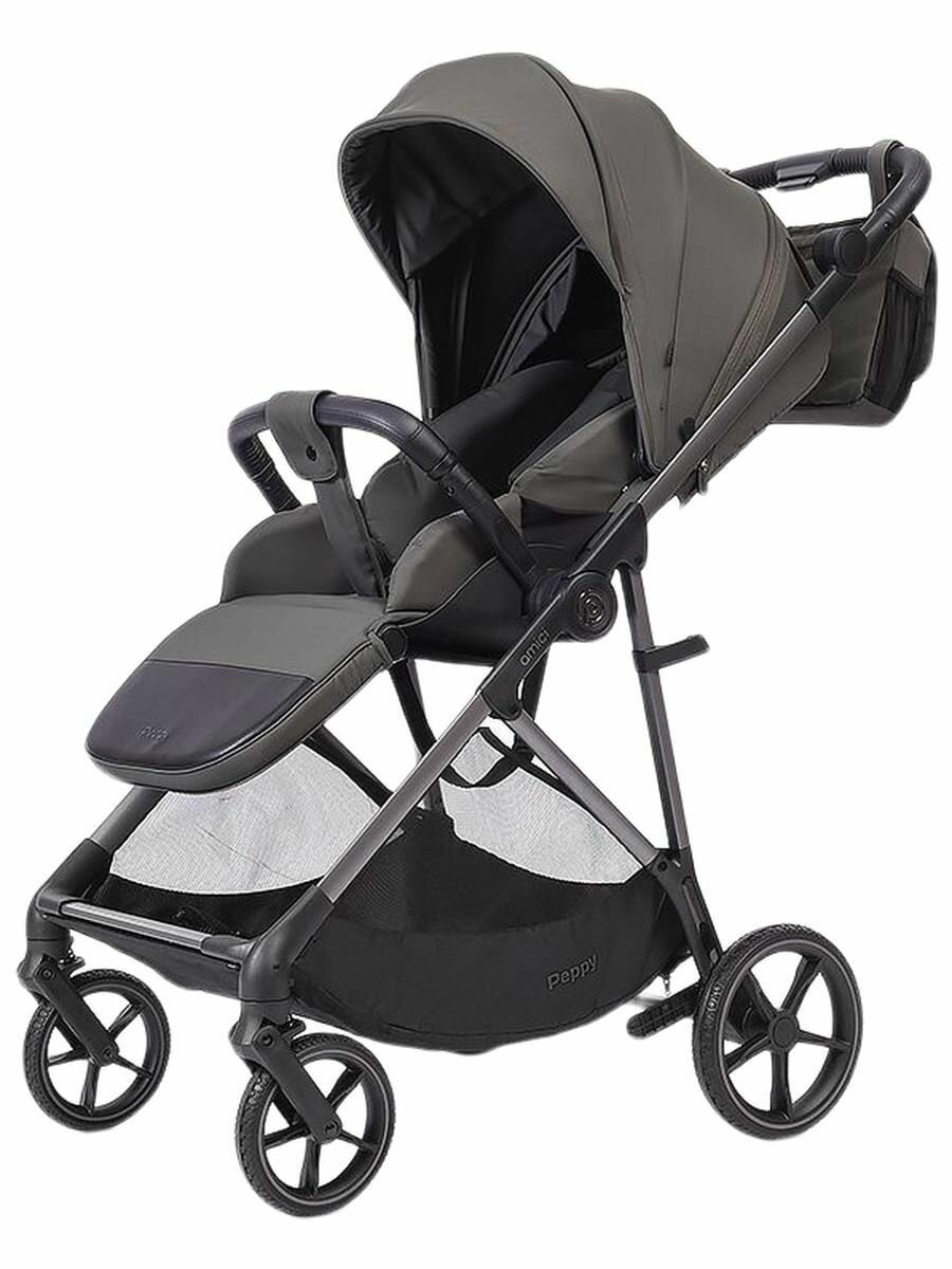 Прогулочная коляска Peppy Amici Antrazit рама Grey