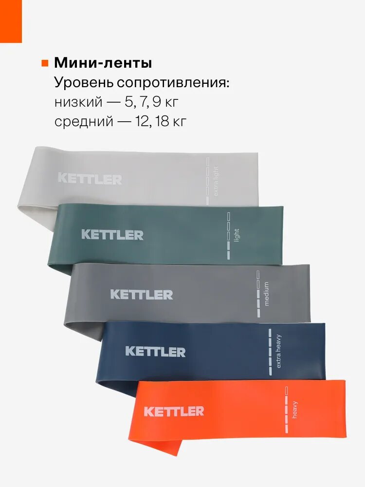 Набор силовых тросов и мини-лент KETTLER — фото 1