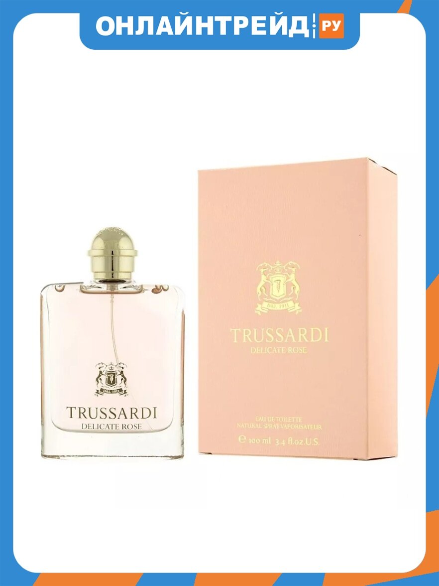 Женская туалетная вода Trussardi TRUSSАRDI Delicate Rose, 100 мл
