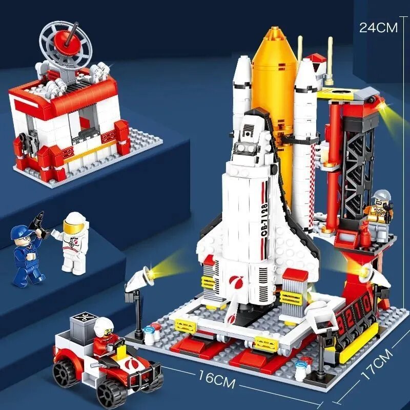 Конструктор Chaobao Космический корабль, Спейс Шаттл / Space Universe совместим с конструкторами лего (806 деталей) 7128 XFD