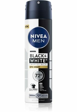 Дезодорант nivea black & white epic night, 150 мл