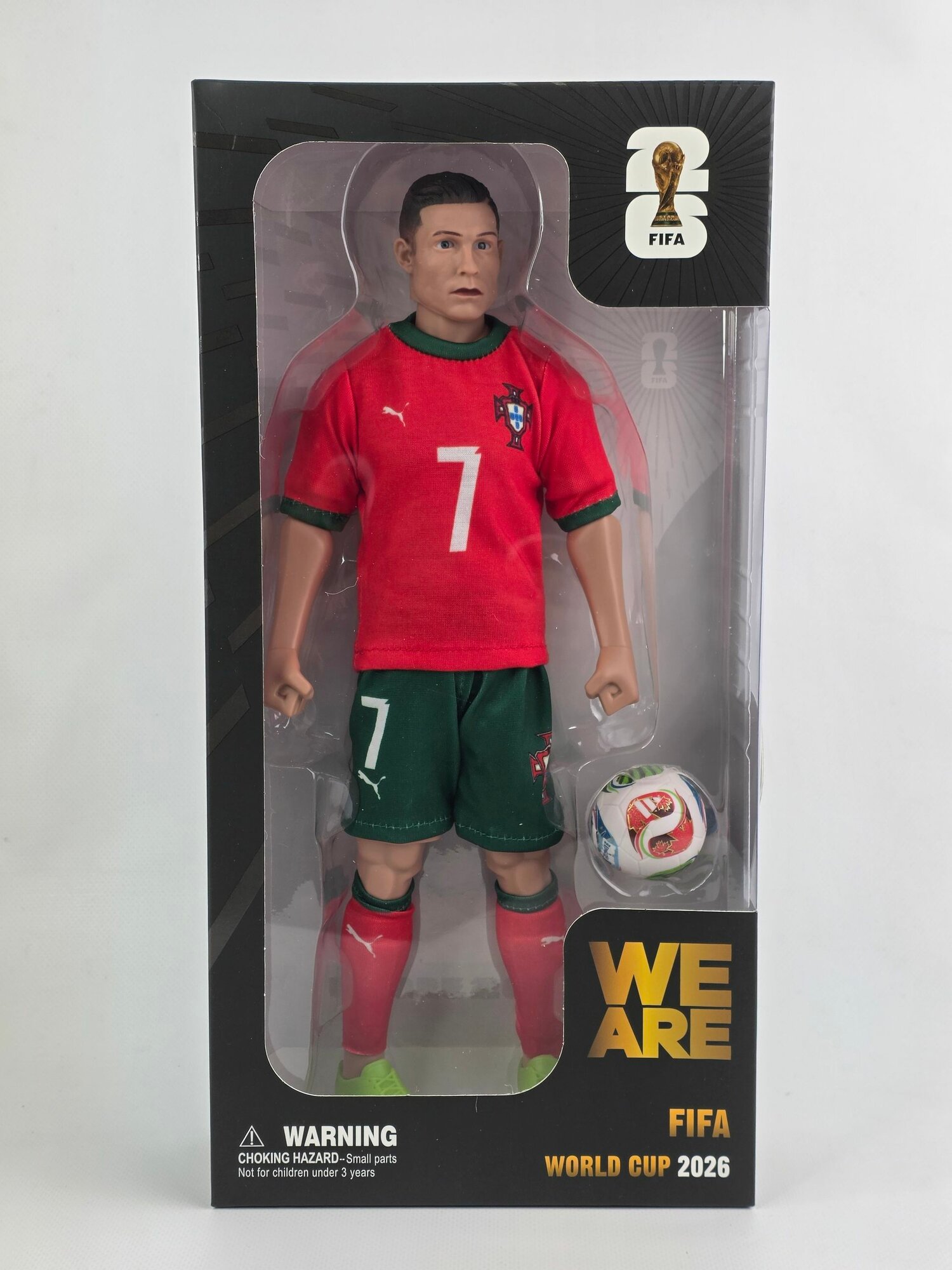 Фигурка футболист Криштиану Роналду Football star Cristiano Ronaldo (Portuguese jersey) 35 см