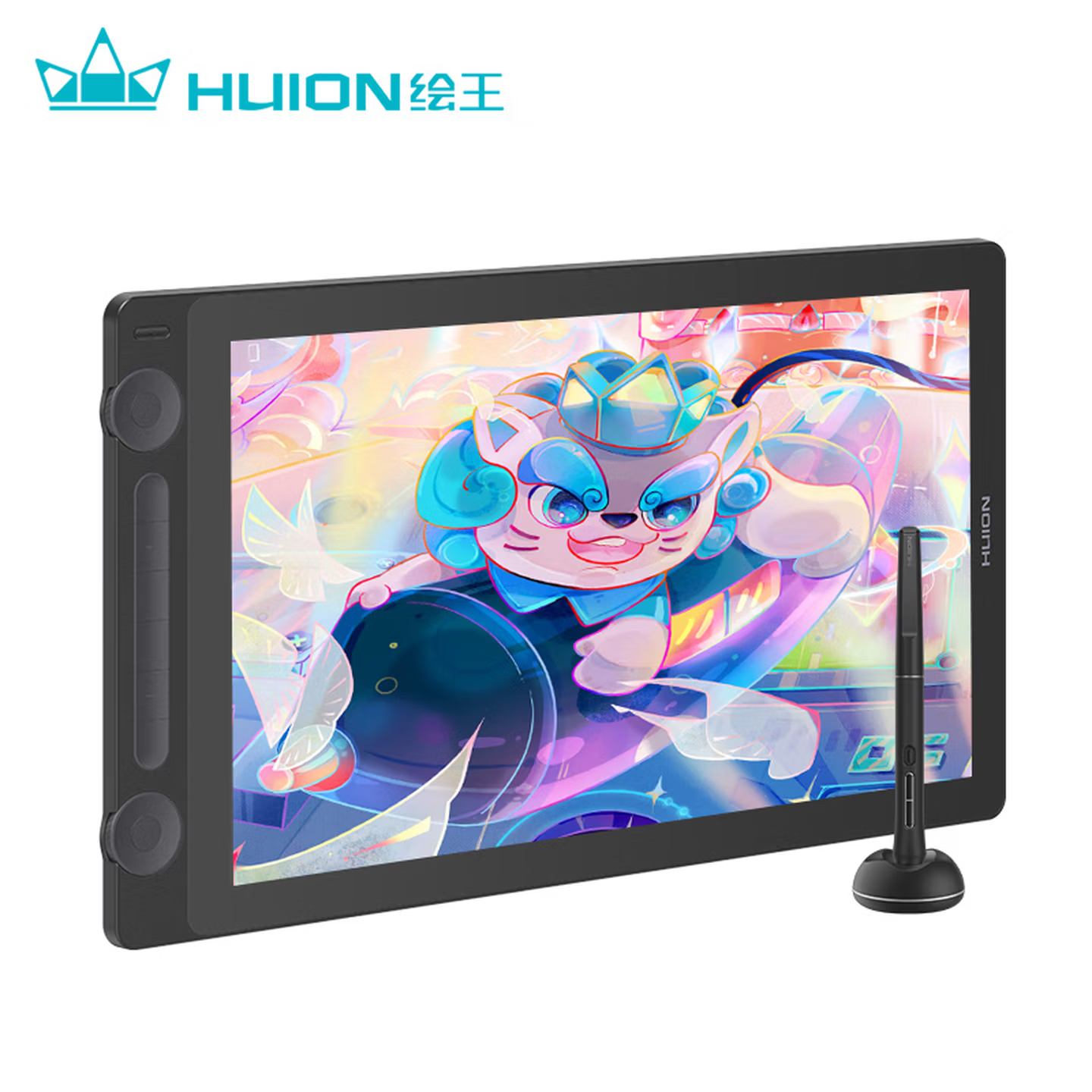 Монитор для рисования HUION Kamvas 16 Gen3 2.5K, полное ламинирование, 99% Rec.709, 16384 уровня давления