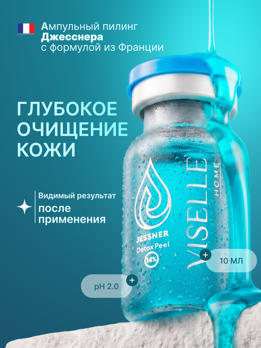 Пилинг Джесснера VISELLE Jessner Detox Peel 14% с комплексом DETOXONDRIA