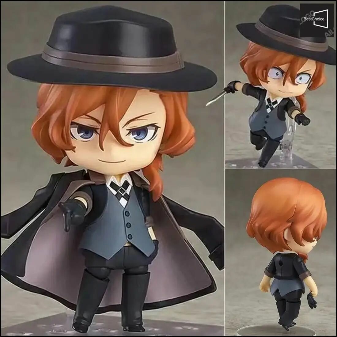 Фигурка Проза бродячих псов Чуя Накахара / Bungo Stray Dogs Chuya Nakahara Нендороид (10cm) 676