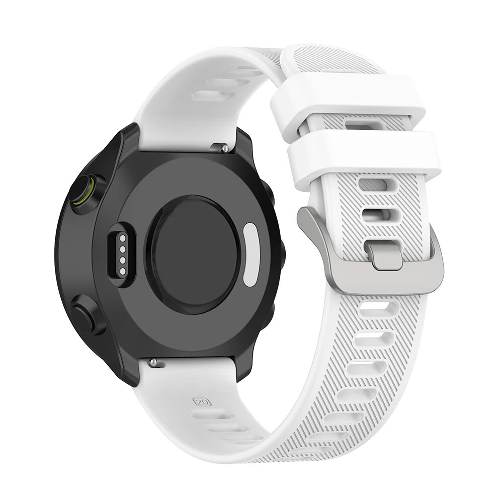 Силиконовый ремешок для Garmin Forerunner 55/158 For Forerunner 55, Белый, white