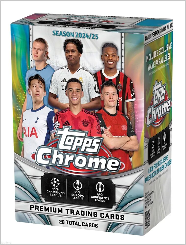 2024-25 Topps Chrome UEFA Club Competitions - Value Футбольная карточка