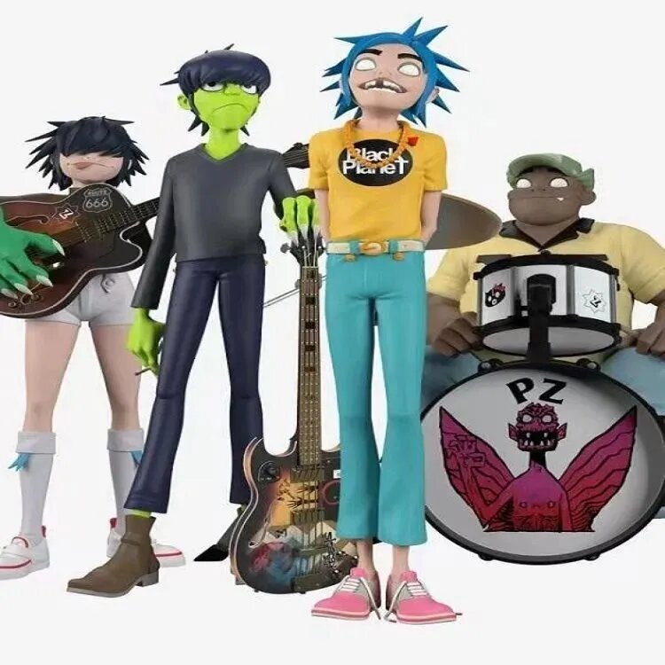 Фигурки модель команды gorillaz модель