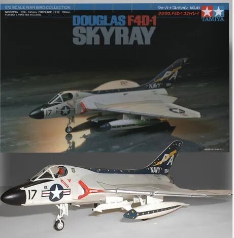 Tamiya 60741 1/72 Дуглас F4D-1 Скайрей