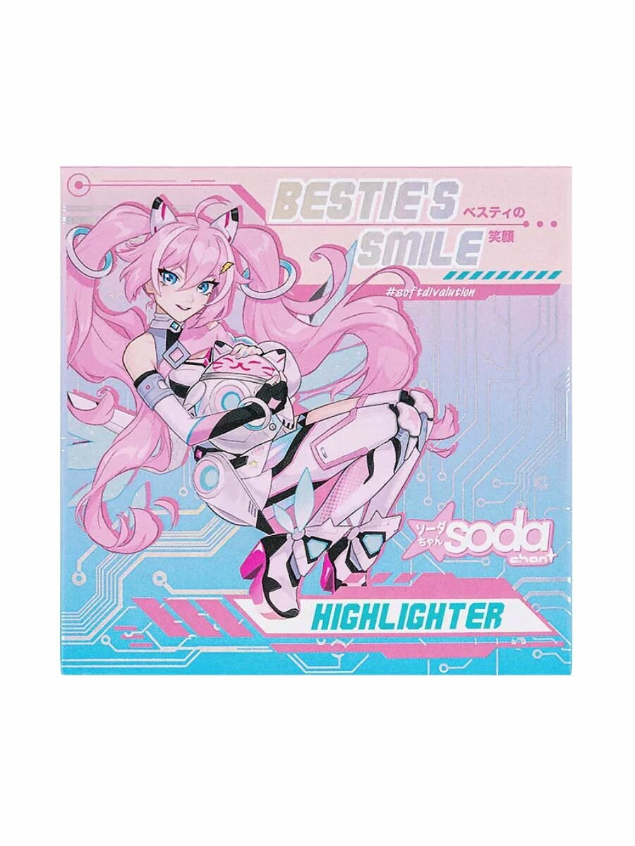 SODAChan Хайлайтер Bestie's Smile #softdivalution, 10 г