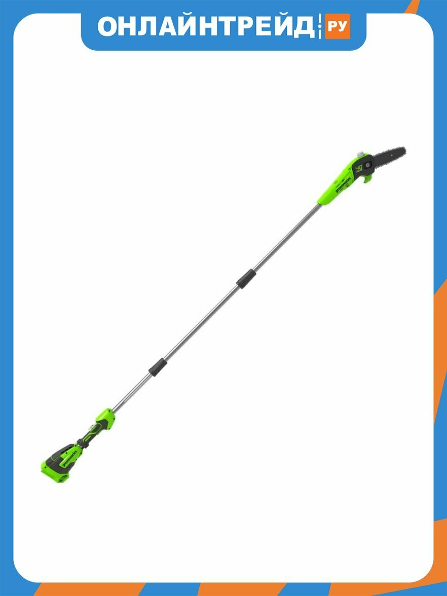 Высоторез/Сучкорез аккумуляторный Greenworks G40PSF, 40V, 20 см, без АКБ и ЗУ