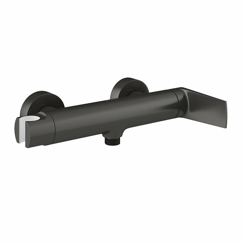 Смеситель для душа Aqueduto Linha LIN0745 оружейная сталь, латунь