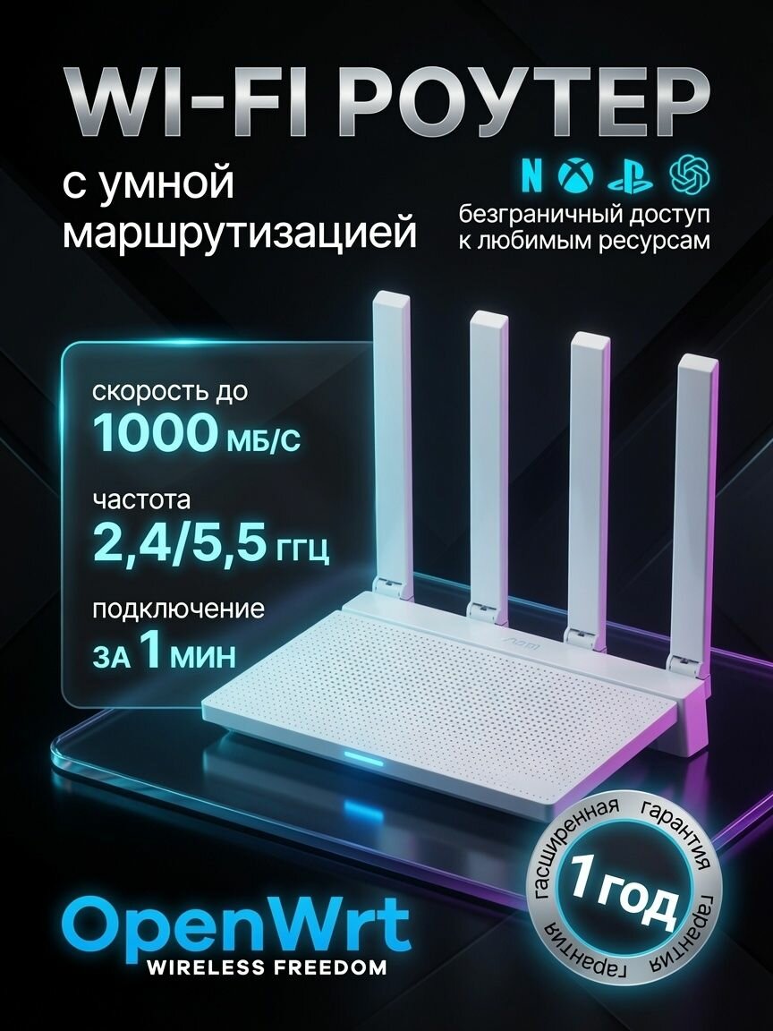 Роутер WI-FI c альтернативной прошивкой