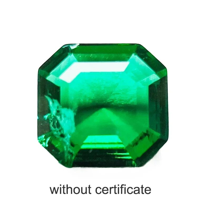 Лабораторный изумруд Чаопайзхиву 8x8mm 1.75ct, without certificate