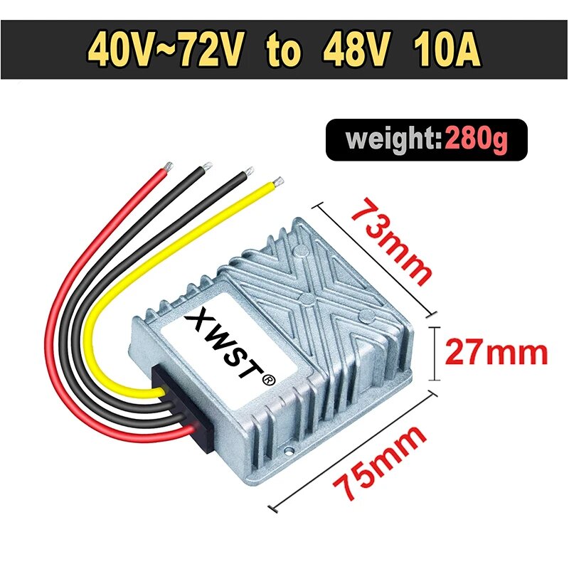 Конвертер XWST 30-72В в 48В DC для аудиосистем 40-72V to 48V 10A