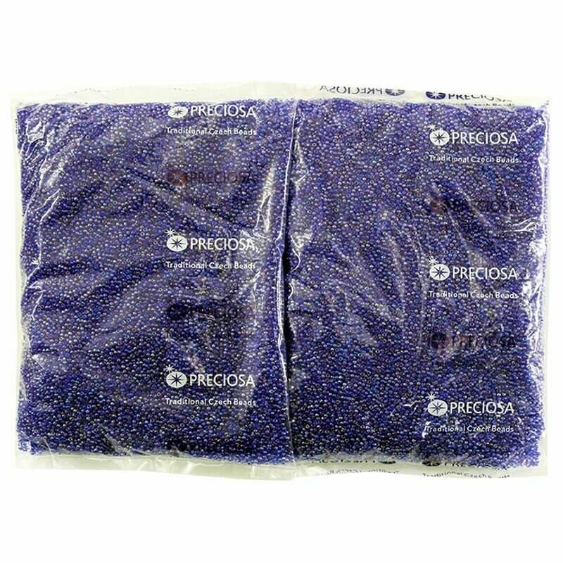 Бисер PRECIOSA "Ornela", №10, цвет 31050, Индиго, 2 пакета по 500 г