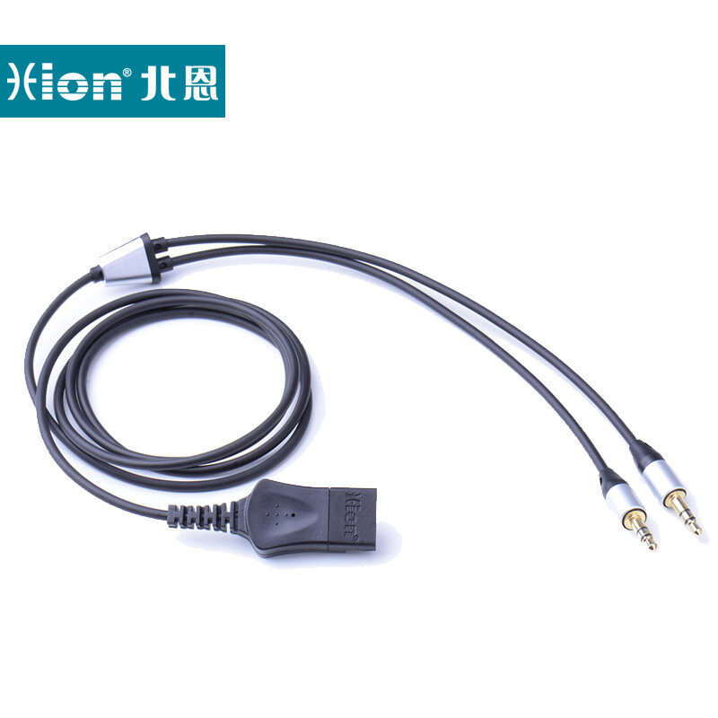 Hion B5.1 компьютерная гарнитура с двойным 3,5-мм разъемом, регулировкой громкости, кнопкой приглушения и настройкой