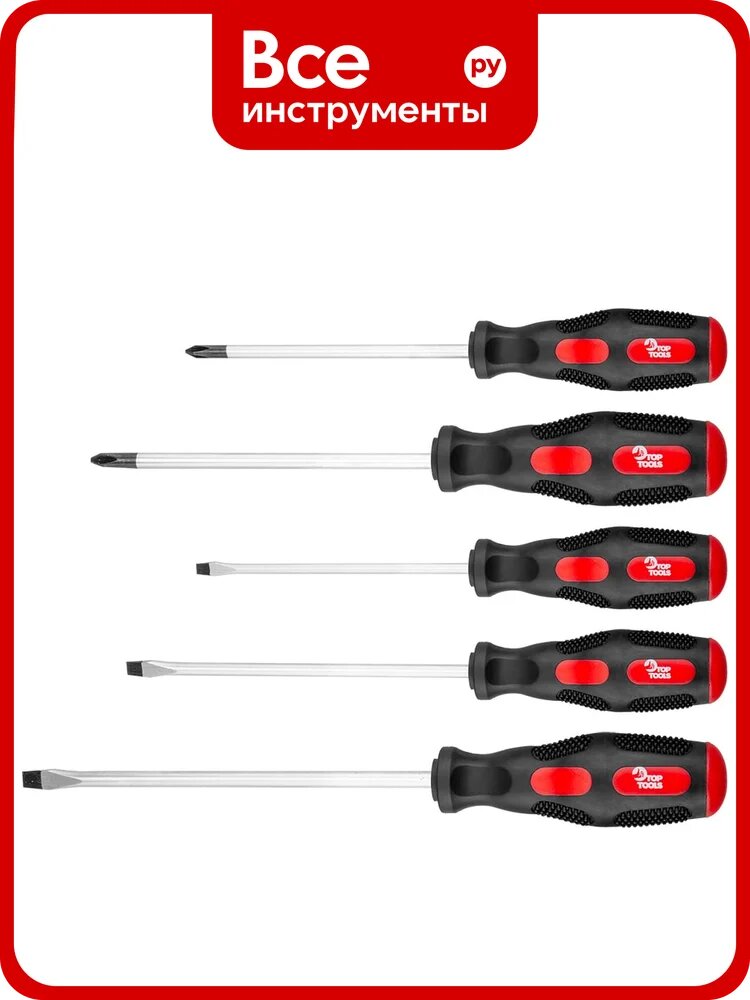 Набор отверток, 5 шт. Top Tools 39D503
