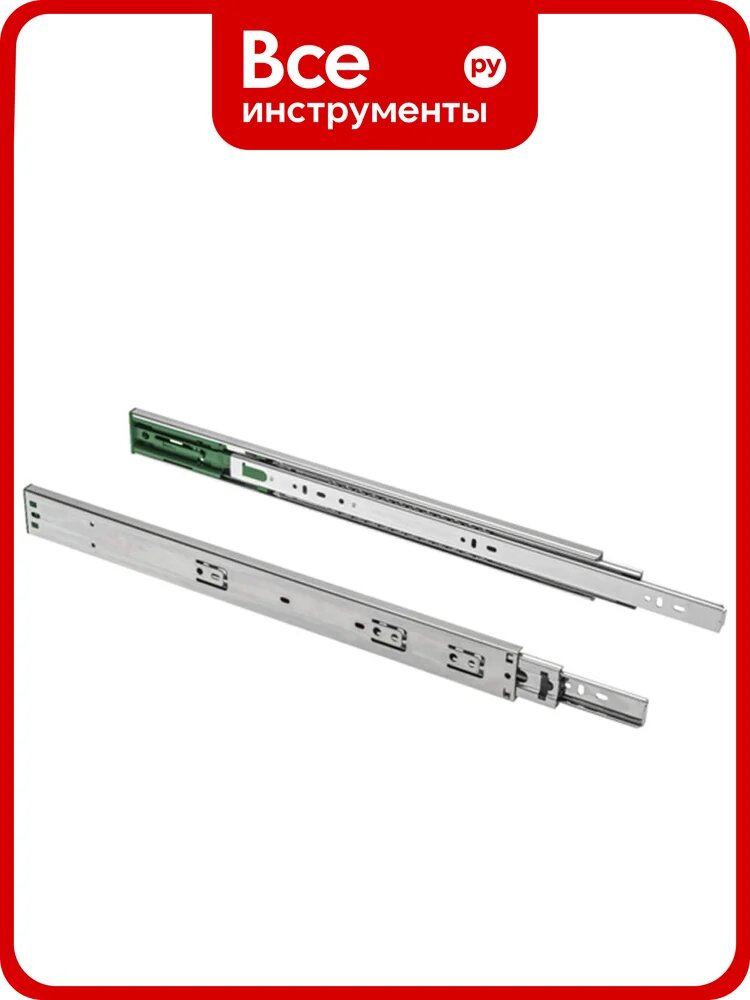 Шариковые направляющие GTV Versalite LIGHT с доводчиком PK-L-H45-450-GX из закаленной стали выдвижение боковой монтаж